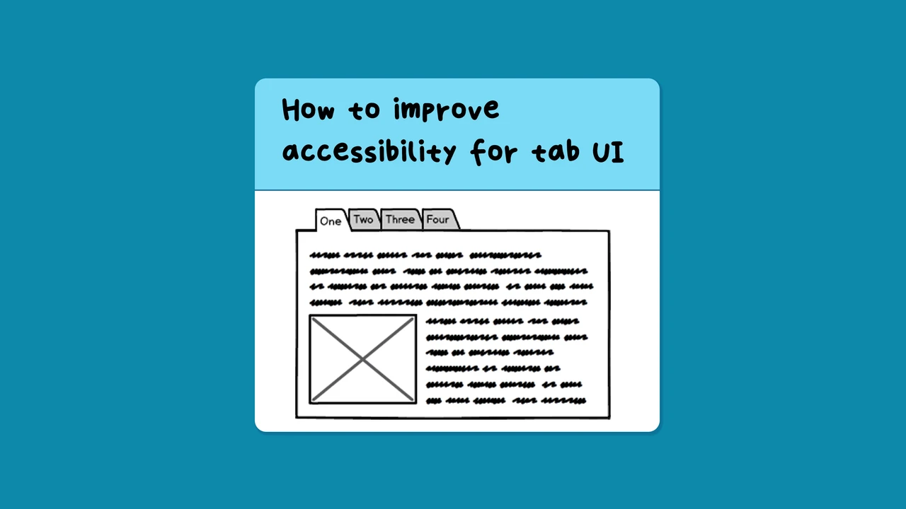 접근 가능한 탭 UI 만들기 - The Tracks of mulder21c